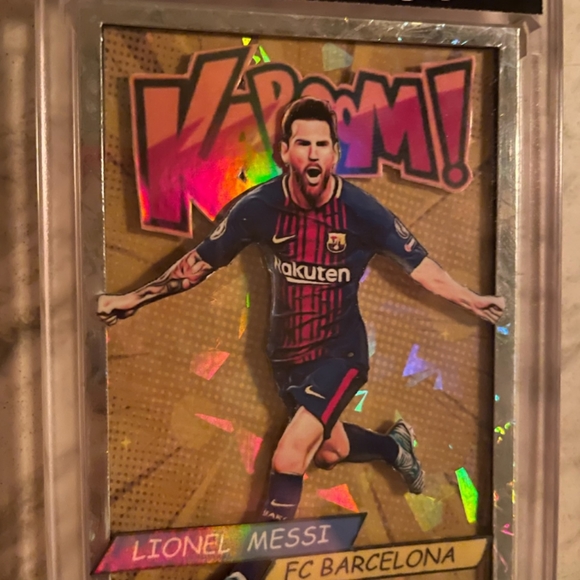 homemade | Other | Lionel Messi Custom Kaboom Refractor Sapphire ...